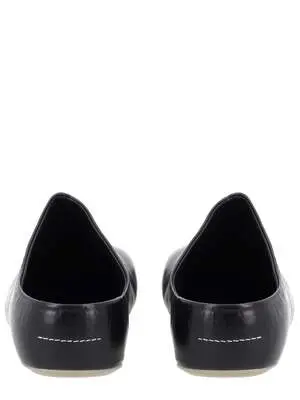 MAISON MARGIELA Anatomical Leather Sabot - Black