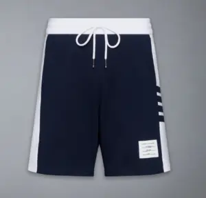 Thom Browne Engineered 4-bar Sweat Shorts - Navy