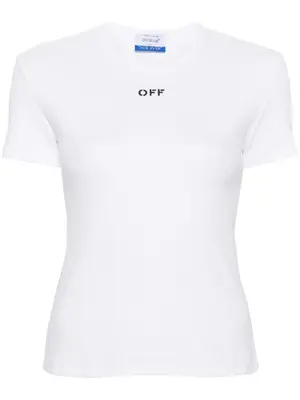 Off White Off Stamp Rib Basic Tee