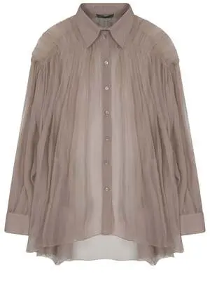 Alberta Ferretti Plissé Shirt