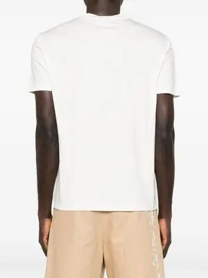Emporio Armani Modal And Silk Blend T Shirt