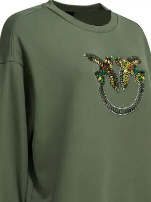 Pinko Cotton Sweatshirt - Green
