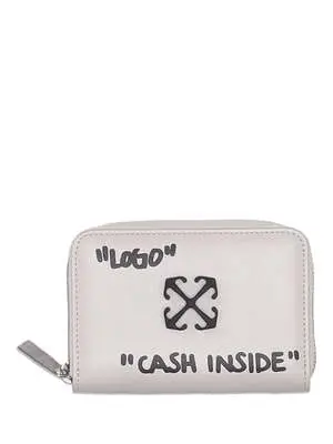 Off White Jitney Coin Purse Quote - Dust No Color