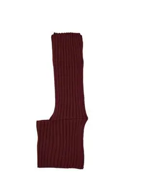 NICCOLO PASQUALETTI Parte Scarf Wool Yarn - Burgundy