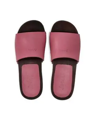 LA ROSE Leather Clogs - Rosa