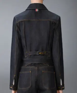 Thom Browne Shrunken Fit Selvedge Denim Jacket