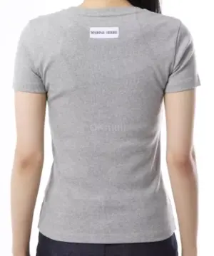 MARINE SERRE Moon Logo Ribbed T-shirt