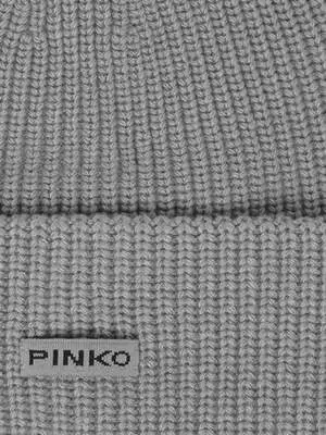 Pinko Bosnia Beanie Half English Rib - Grigio-monumento Gr.