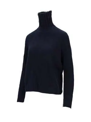 LA ROSE High Neck Top - Navy