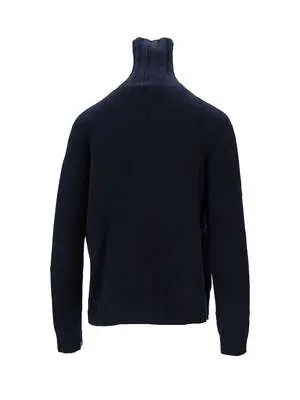 LA ROSE High Neck Top - Navy