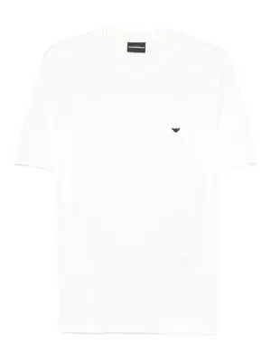 Emporio Armani Cotton Blend T Shirt - White
