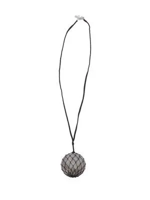 NICCOLO PASQUALETTI Sfera Avvolta Necklace - Gray/black