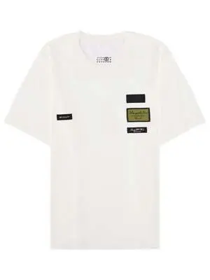 MAISON MARGIELA T Shirt With External Labels - White