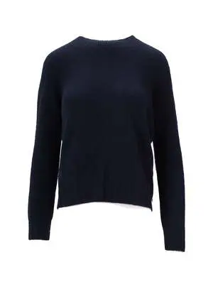 LA ROSE Round Neck Top - Navy