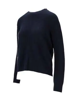 LA ROSE Round Neck Top - Navy