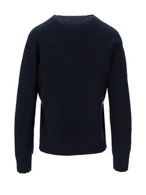 LA ROSE Round Neck Top - Navy
