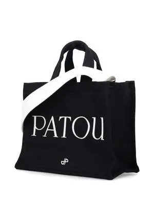 Patou Small Canvas Tote Bag