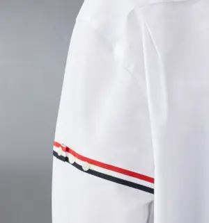 Thom Browne Supersized Point Collar Oxford Shirt - White
