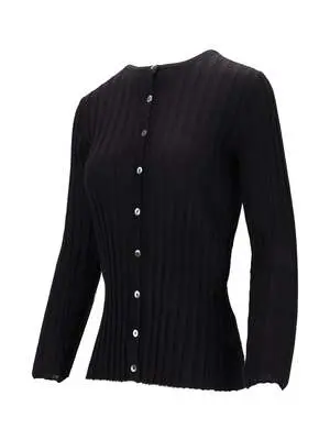 LA ROSE Cashmere And Silk Cardigan Set - Nero