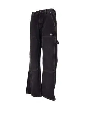 Off White Gothic Flare Carpenter Trousers
