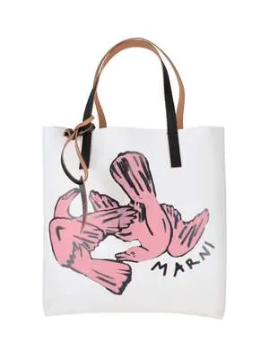 Marni Pelletteria Shopping Tote - Camellia