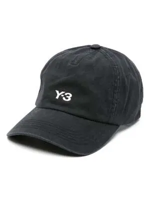 Y3 Logo Baseball Cap - Black
