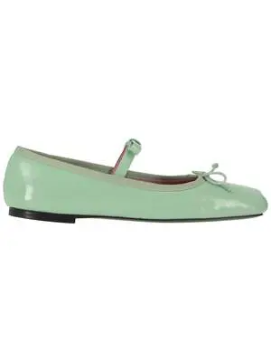 Vivetta Ballerina With Tie Fastening - Verde Acqua