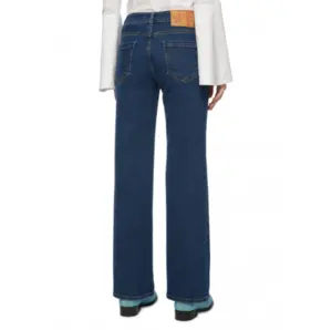Vivetta Regular Fit Jeans With Embroidered Detail