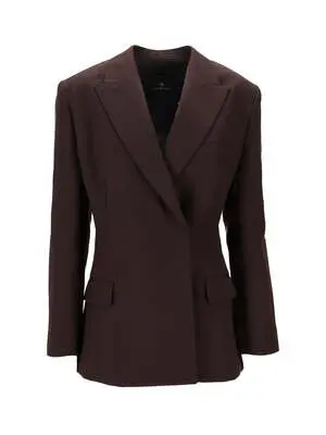 ANINE BING Aretha Blazer - Dark Brown