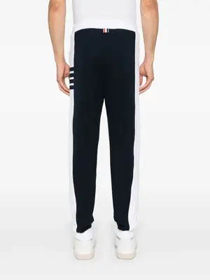 Thom Browne Sweatpants W/ Engineered Bar In Solid Classic Loopback Jersey