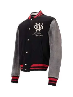 Off-White Gothic Wool Varsity Jacket
