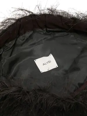 ALYSI Fringed Top Handle Shoulder Bag