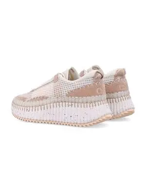 Chloé Nama Sneakers - Powder Beige
