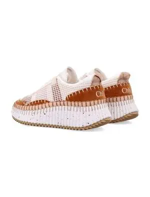 Chloé Nama Sneakers - Natural Brown