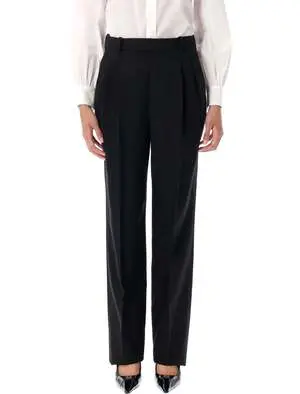 Saint Laurent High-waisted Wool Trousers