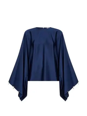 Stella Mccartney Blue Blouses