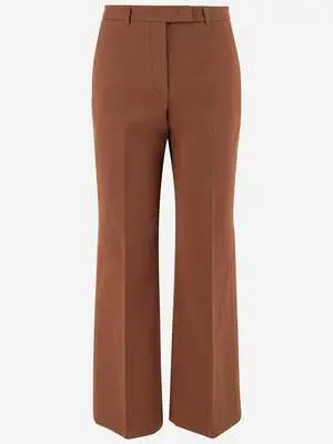QL2 DONNA Stretch Cotton Straight Leg Pants