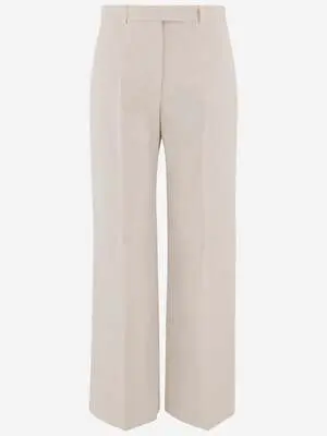 QL2 DONNA Stretch Cotton Straight Leg Pants