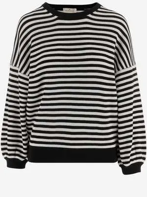 Bruno Manetti Cotton Striped Knit