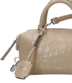 Max Mara Handheld Crocodile Print Bag