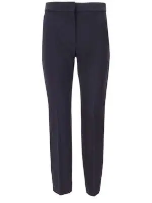 Max Mara Pantalone In Jersey - Blu Marino