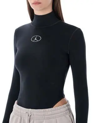 JORDAN Long-sleeve Bodysuit - Black