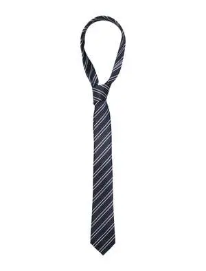 TOM FORD Striped Silk Tie - Black