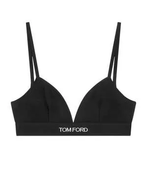 TOM FORD Bra With Logo - Black