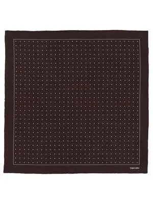 TOM FORD Pocket Handkerchief - Bordeaux