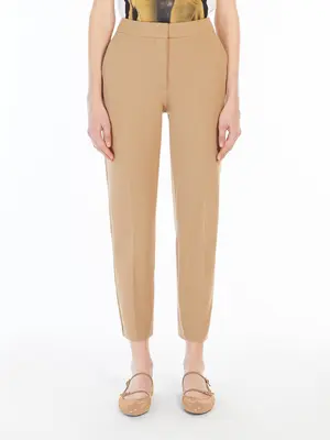 Max Mara Pegno Viscose Jersey Trousers