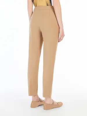 Max Mara Pegno Viscose Jersey Trousers