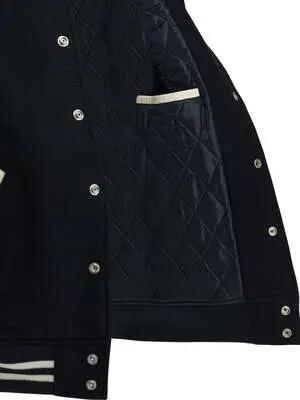 HUMAN MADE Wool And Nylon Bomber Jacket - Blue