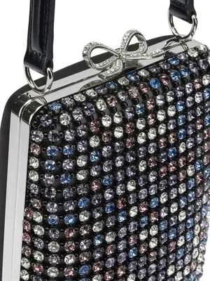 SELF-PORTRAIT Mini Multi Crystal Handbag