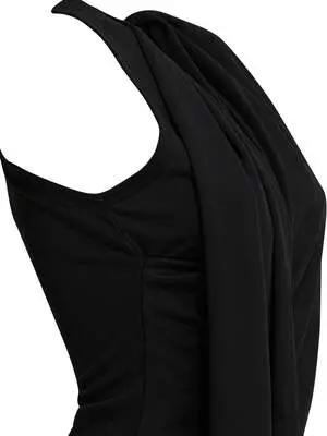 Ami Sleeveless Lavallière Top